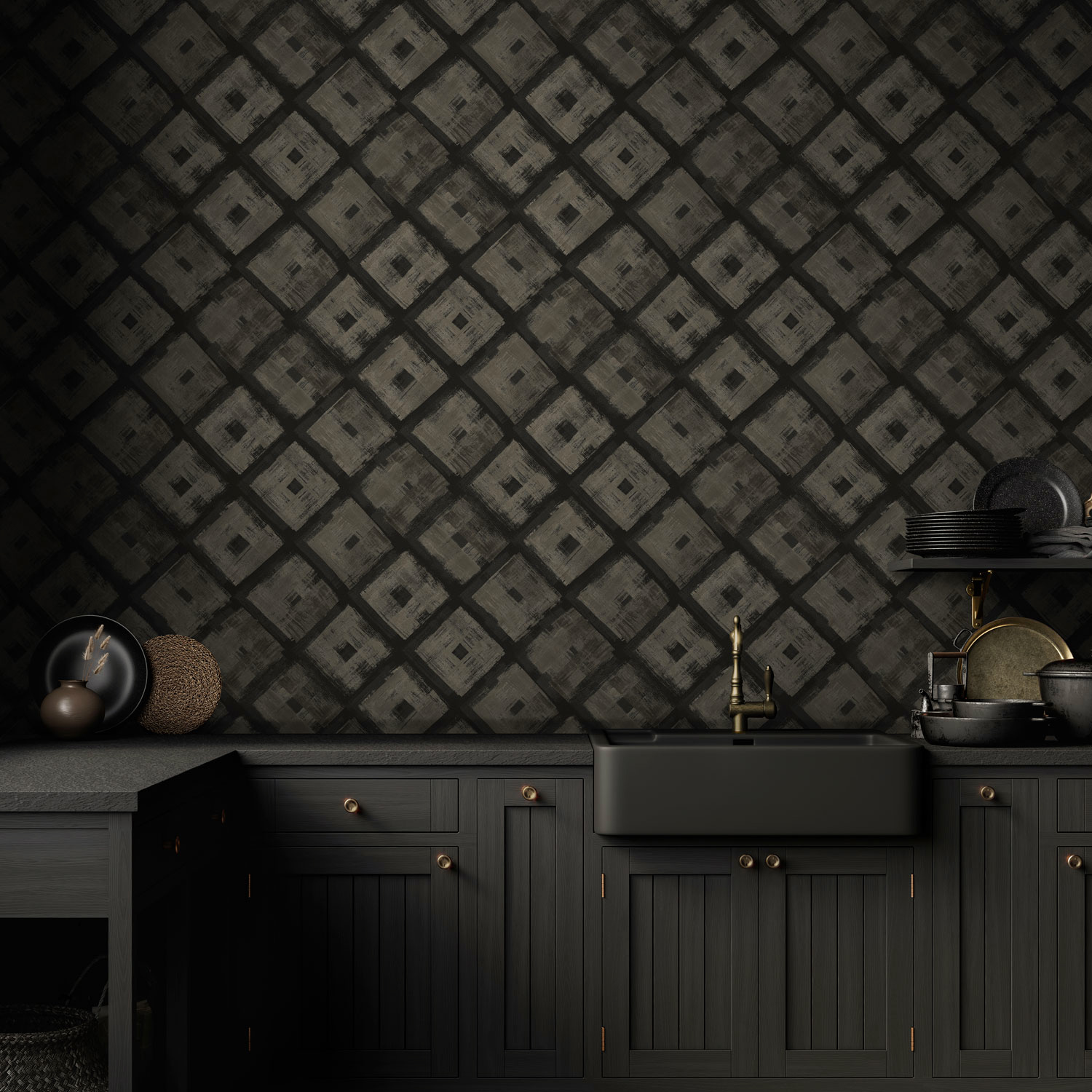 Clays Hatch Wallpaper Clay from 17 Patterns