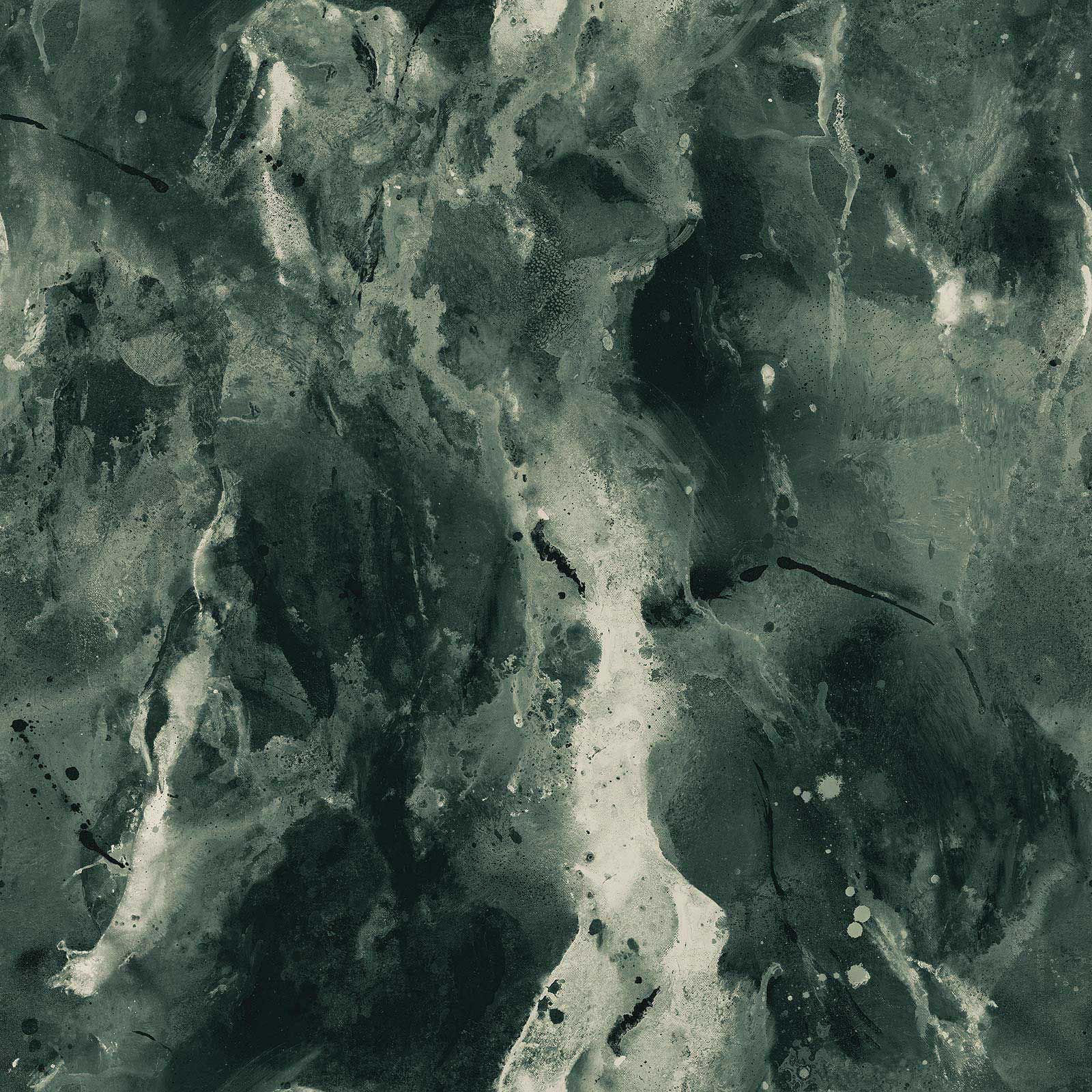 Paria Wallpaper - Green by 17 Patterns
